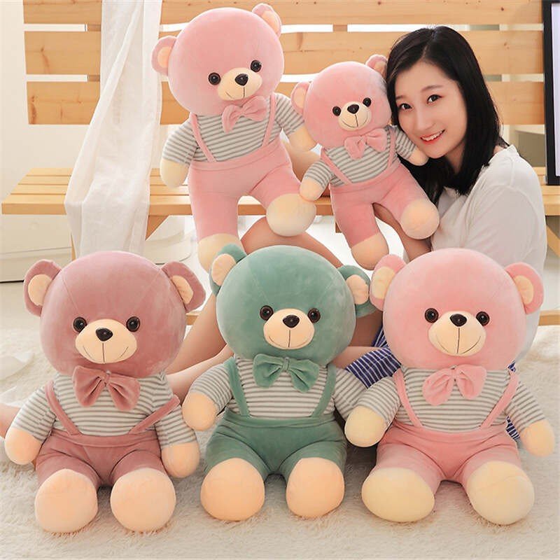 Teddy bear Plush Doll Cute Soft Stuffed Animal Bear Plush Toys Kids ...