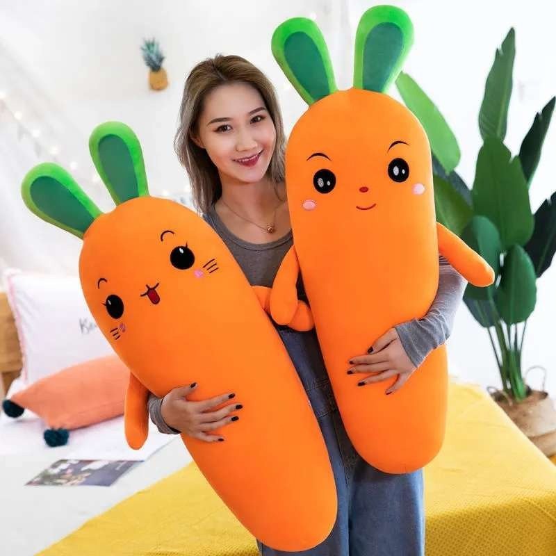 Carrot Styling Plush Toys Cute Long Pillow Stuffed Toy