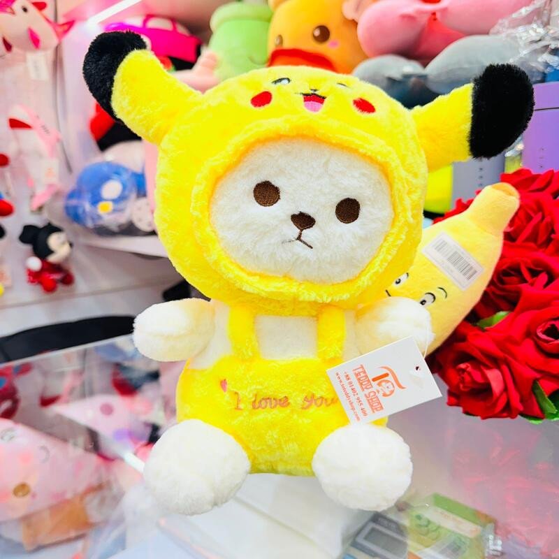 Angry Pikachu Plush Toy Doll Gift for Birthday