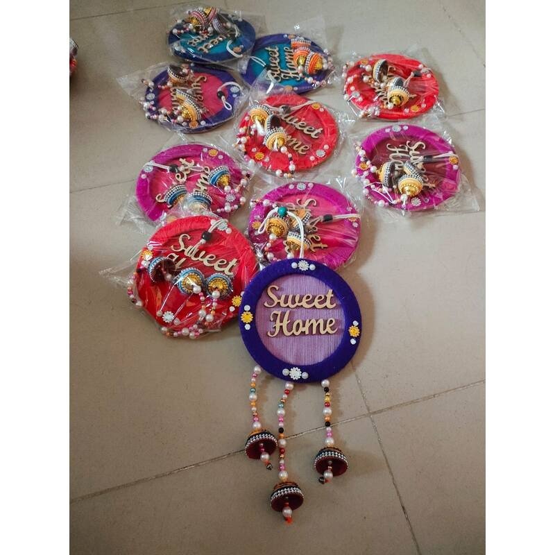 Sweet Home Wall hanging Round Shaped decoration item